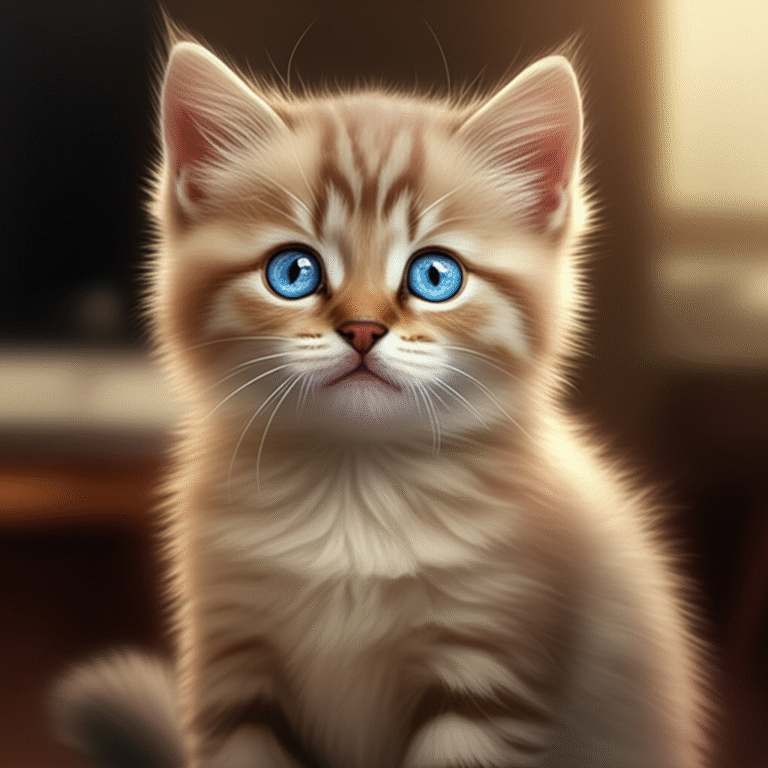 Contoh Prompt Gambar AI Hewan Kucing dengan Mata Biru – Teknisi Elektro
